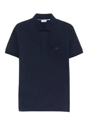 Etro Cotton Polo Shirt - Blue