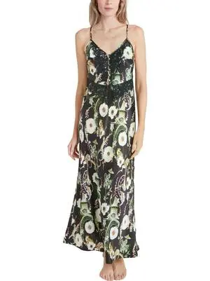 TEMPERLEY LONDON Aphrodite Nightdress - Black