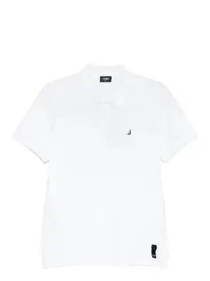 Fendi Cotton Polo Shirt - White