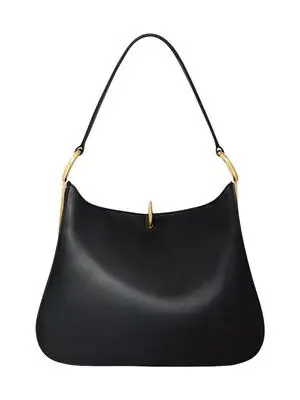 Rabanne Large Ring Shoulder Bag - Black