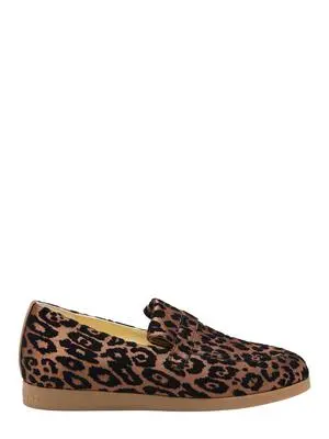 Sarah Flint Alysia Leopard Burnout Velvet Sneakers Leopard Burnout Velvet