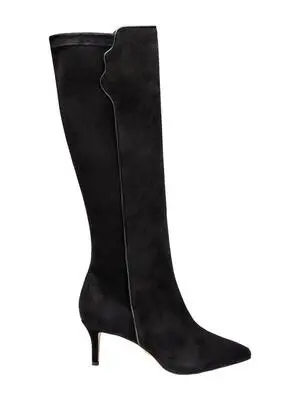 Sarah Flint Perfect Dress Boot 60 - Black Stretch Suede