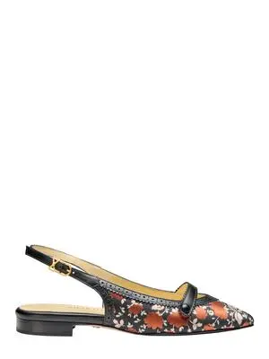 Sarah Flint Britta Slingback Autumn Floral Jacquard