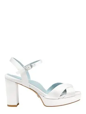 Sarah Flint Perfect Crossover Platform 80 - White Satin