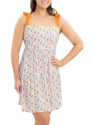 Kenny Flowers The Seaside Spritz Mini Resort Dress - White
