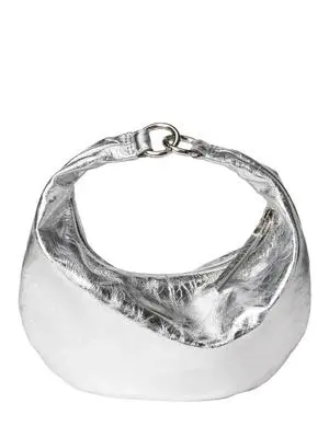 HYER GOODS Mini Leather Convertible Hobo Ring Bag