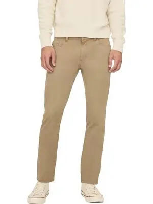 Warp + Weft Slim Fit Twill Pants - Hazelnut