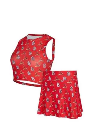 CONCEPTS SPORT St. Louis Cardinals Knit Tank Top & Skort Set - Red