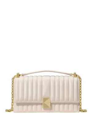 Kate Spade New York Mini Deco Quilted Leather Convertible Crossbody Bag - Cashew Milk