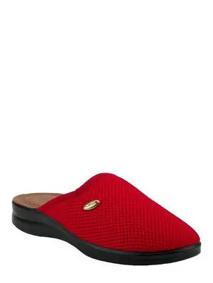 SPRING STEP SHOES Scuff Slipper - Red