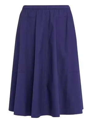 Vince Circle Cut Full Skirt - Deep Iris