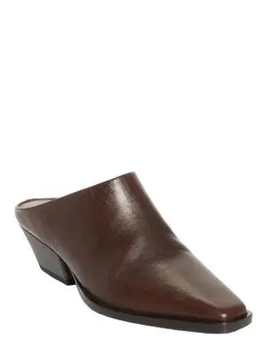 Brunello Cucinelli Square Toe Mule - C9122 Cacao