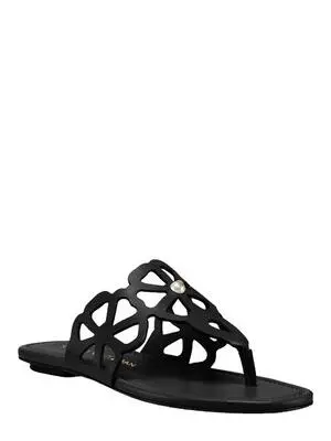 STUART WEITZMAN Jasmine Cutout Sandal Black
