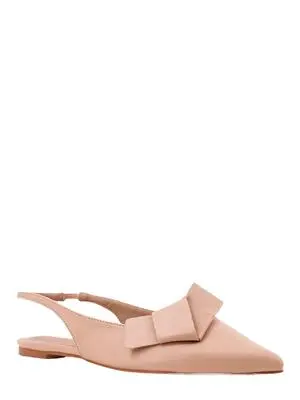 SHU SHOP Audrey Pointed Toe Slingback Flats