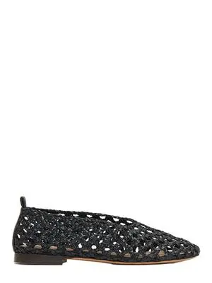 MANSUR GAVRIEL Woven Ballerina Flats - Black
