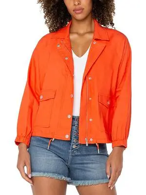 LIVERPOOL Raglan Sleeve Jacket - Clementine