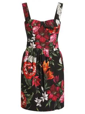 Dolce & Gabbana Floral Corset Dress - Print