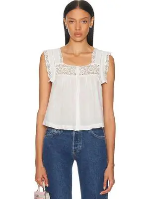 Citizens Of Humanity Mia Embroidered Top - White