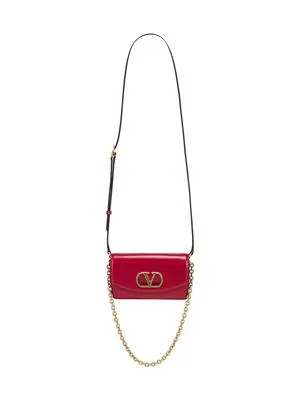 Valentino Garavani Vain Small Clutch Rosso