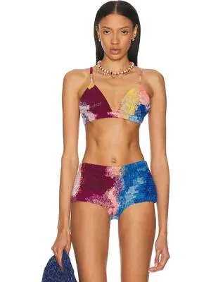 Gabriela Hearst Hina Bra Top - Aurora Multi