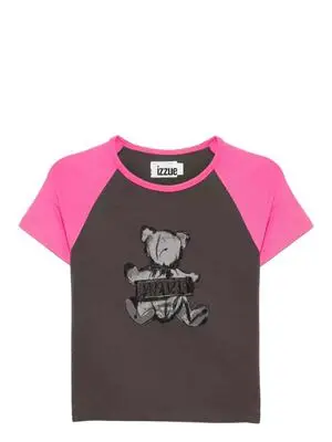 Izzue Graphic-print T-shirt - Brown