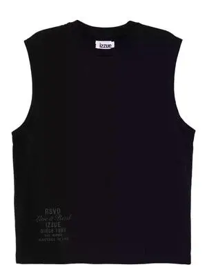 Izzue Logo-print Vest - Black