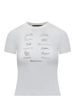 Coperni X Disney Signatures T-shirt - White