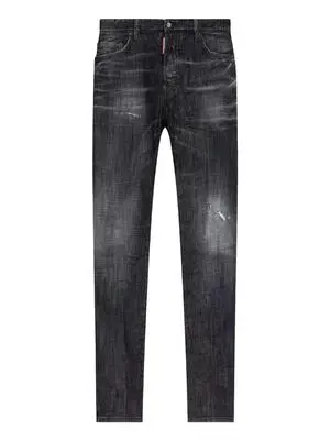 Dsquared2 Logo-patch Jeans - Black