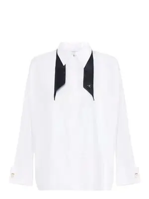 Elisabetta Franchi Poplin Shirt - White