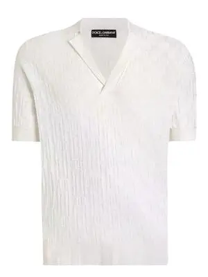 Dolce & Gabbana Stretch-silk T-shirt - White