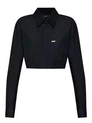 Dsquared2 Cropped Shirt - Black