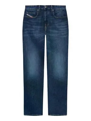 DIESEL® D-Macro Straight Leg Jeans Blue