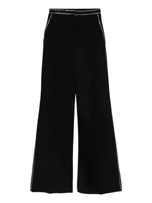 Elie Saab Stud Embellished Pants - Black
