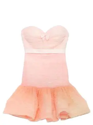 Viktor & Rolf Degradé Tulle Mini Dress - Pink