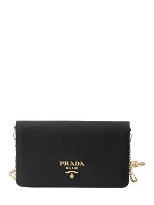 Prada Saffiano Clutch - Black