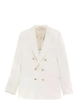 Eleventy Double-breasted Blazer - Neutrals