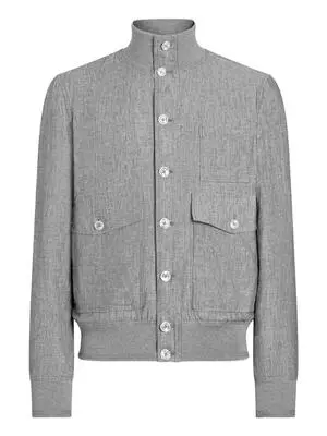 Dolce & Gabbana Silk Shirt Jacket - Grey