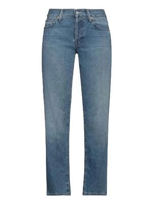 MOTHER Straight-leg Jeans With A High Waist - Blue
