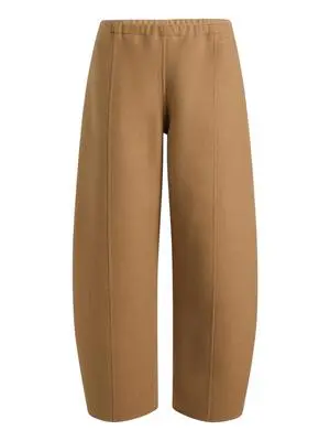 Khaite Clover Suede Pants - Camel