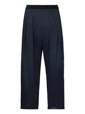 MAISON MARGIELA Pleated Trousers - Dark Blue