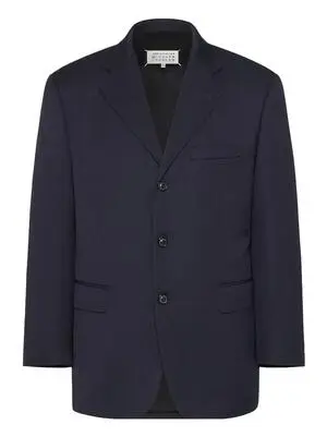 MAISON MARGIELA Single-breasted Blazer - Blue