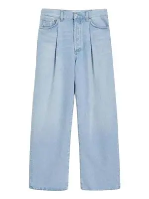 AGOLDE Franka Pleat Baggy Jeans - Scope