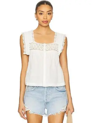 Citizens Of Humanity Mia Embroidered Top - White