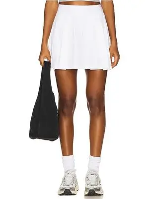 Beyond Yoga Team Pleated Skirt - True White