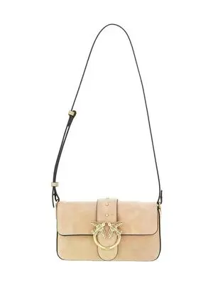 Pinko Classic Love One Simply Shoulder Bag - Neutrals