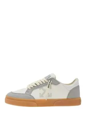 Off-White Vulcanized Leather Sneakers - White