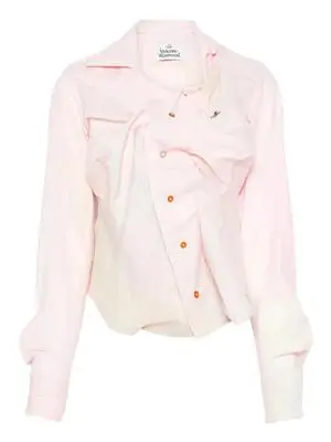 VIVIENNE WESTWOOD Gathered Shirt - Pink