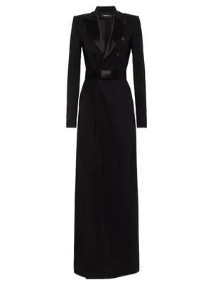 Dsquared2 Tailored Maxi Dress - Black