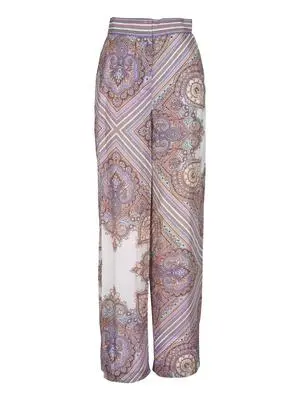 Veronica Beard Paisley-print Trousers - Neutrals