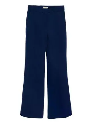 Elie Saab Flared Slit Trousers - Blue
